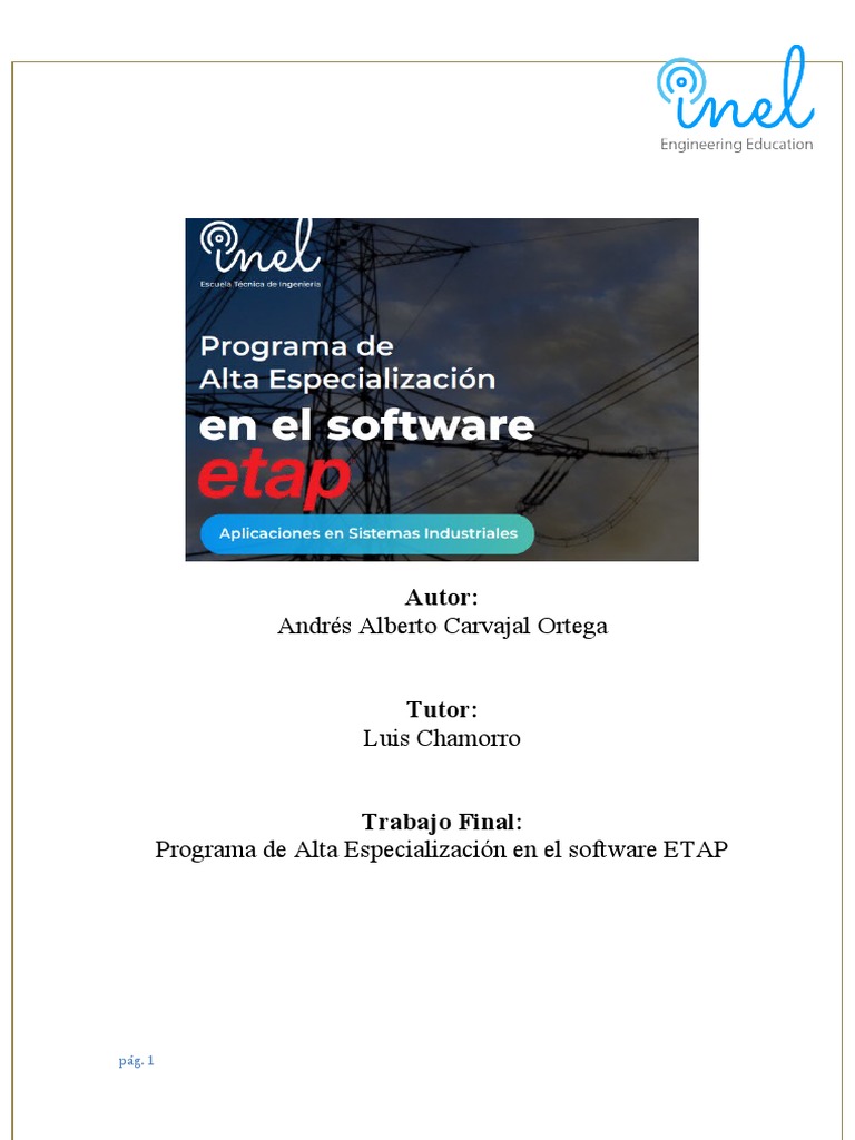 Proyecto Final Del Programa Inel PAE-ETAP | PDF