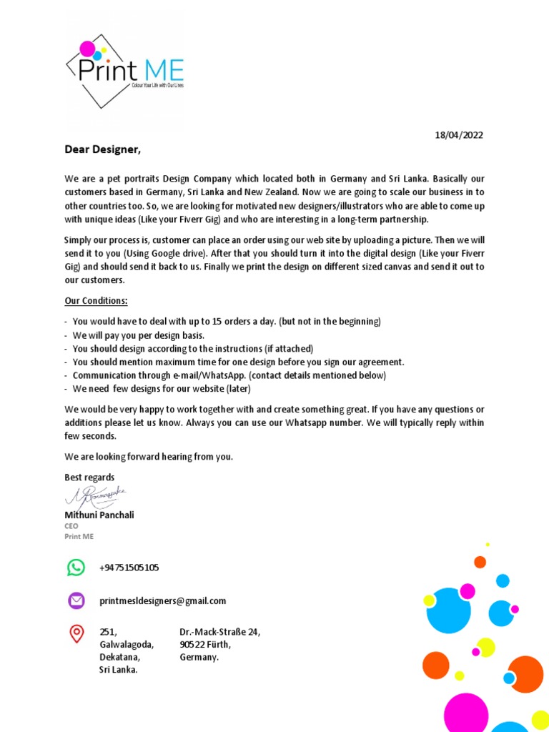 Offer Letter | PDF