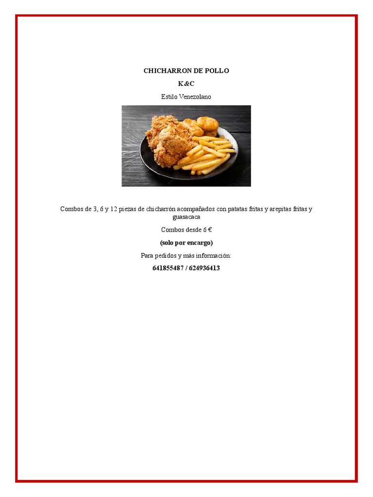 Chicharron de Pollo | PDF