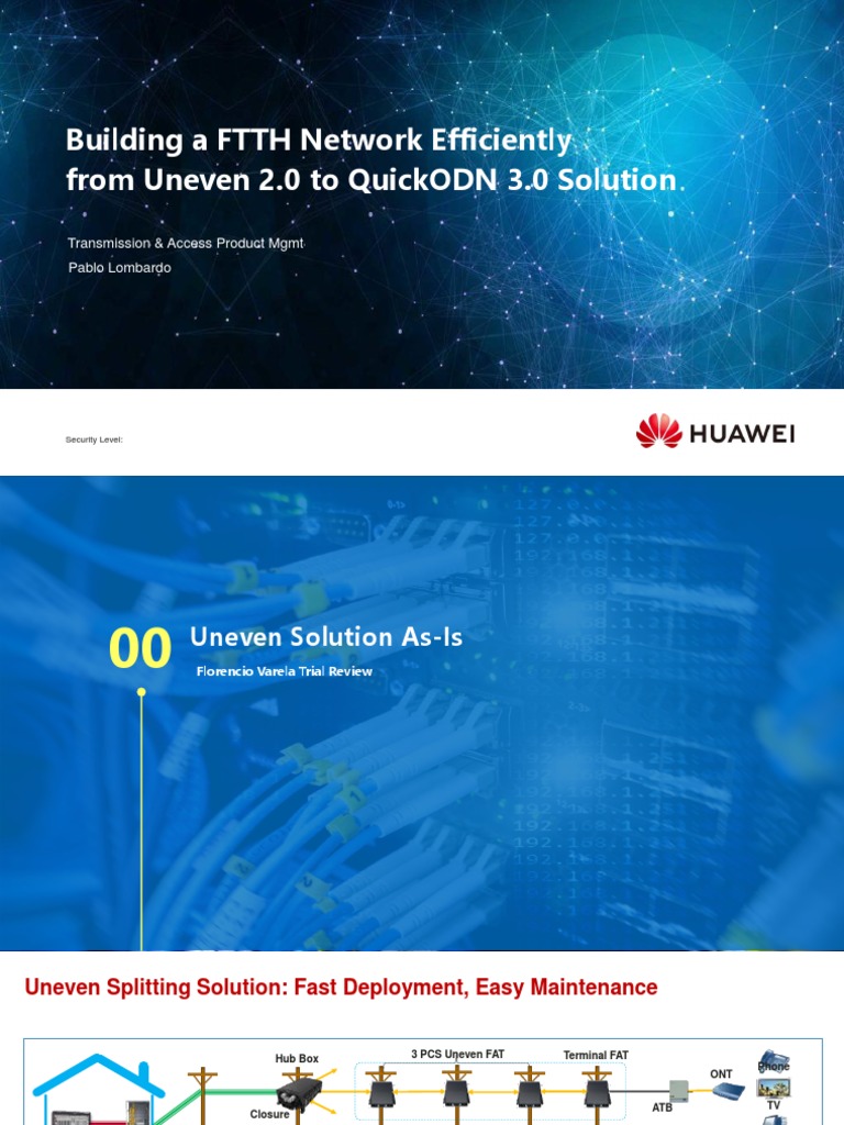 FTTH Network Efficiency From Uneven 2.0 To QuickODN 3.0 | PDF | Fiber To The X | Optical Fiber