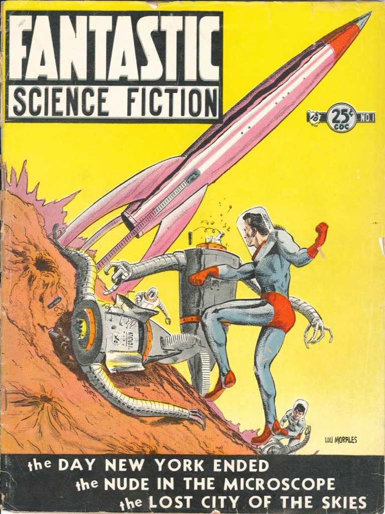(Fantastic Science Fiction 1952-Aug Vol. 1 Iss. 1) Walter Gibson ...
