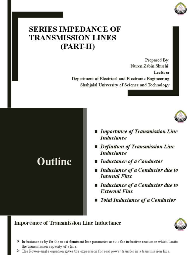 Series Impedance of Transmission Lines (Part-II) | PDF