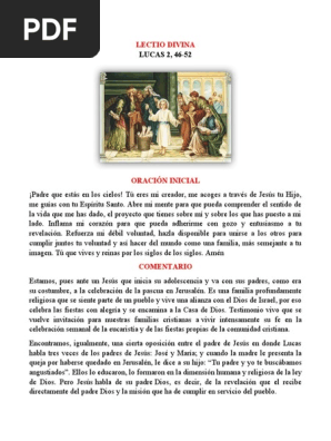 Lectio Divina Lucas 2 41 52 Clearance | www.simpleplanning.net