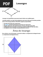 Área e Perímetro de Um Losango - Fórmulas e Exercícios - Neurochispas ...