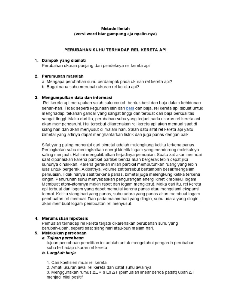 Metode Ilmiah Kel-2 | PDF