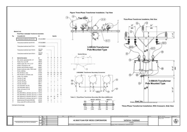 Vross Electrical Plan Page 2 | PDF