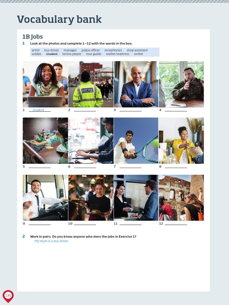 RM A1 SB Vocab Bank | PDF