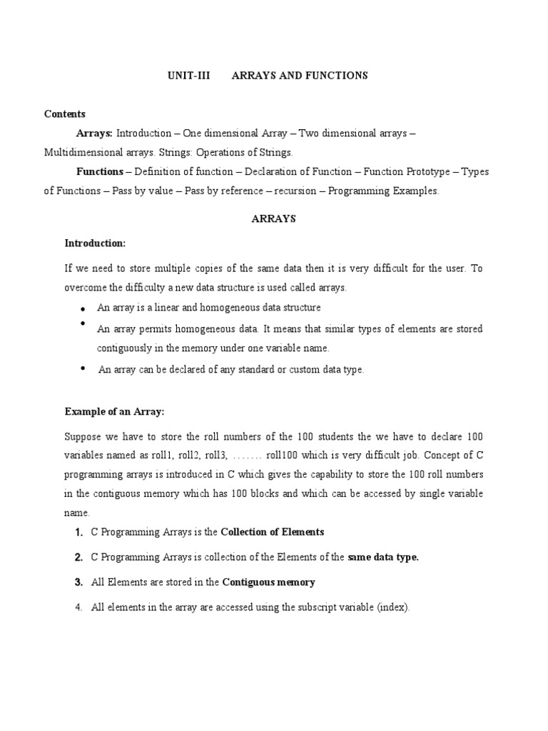 UNIT 3 Notes | PDF | Computers