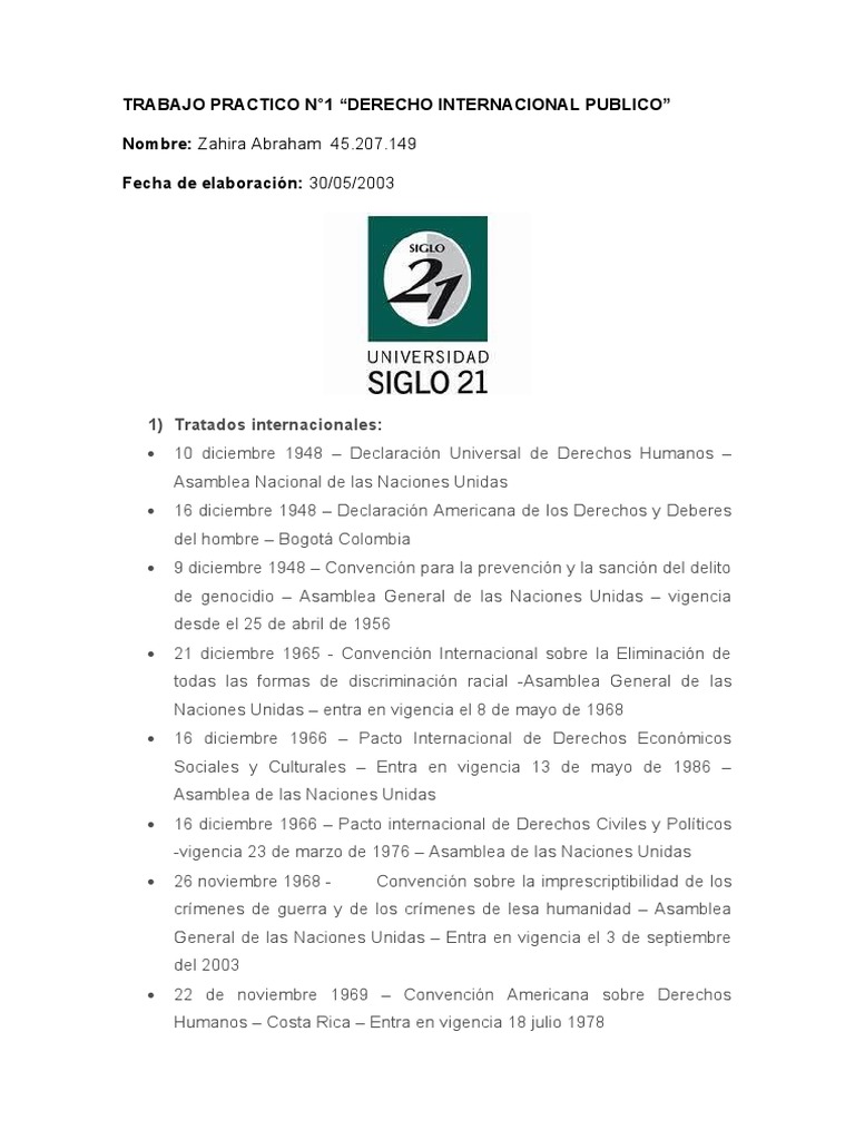 Trabajo Practico N1 Internacional Publico Pdf