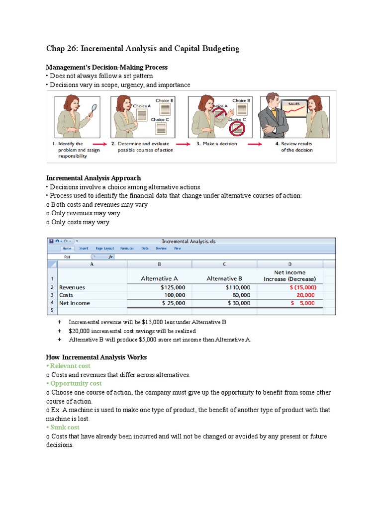 Chapter 26 Incremental Analysis | PDF | Finance & Money Management