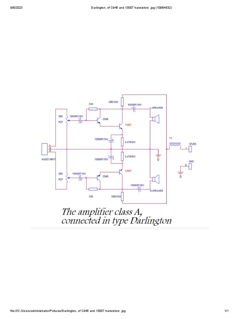 C945 and 13007 Transistors | PDF | Technology & Engineering