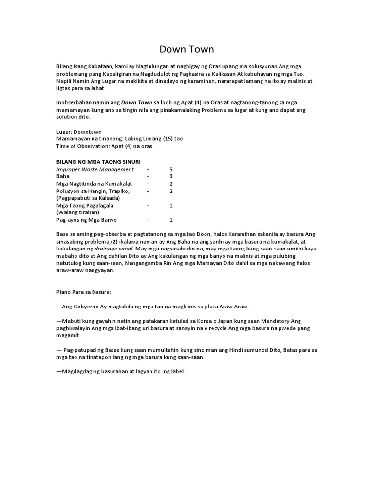 Environmental Plan | PDF