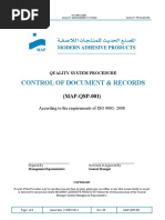 Document Control Procedure Example | PDF | Document | Specification ...