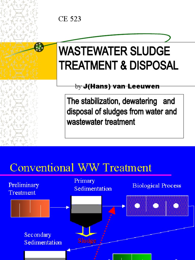 Sludge Treatment & Disposal | PDF