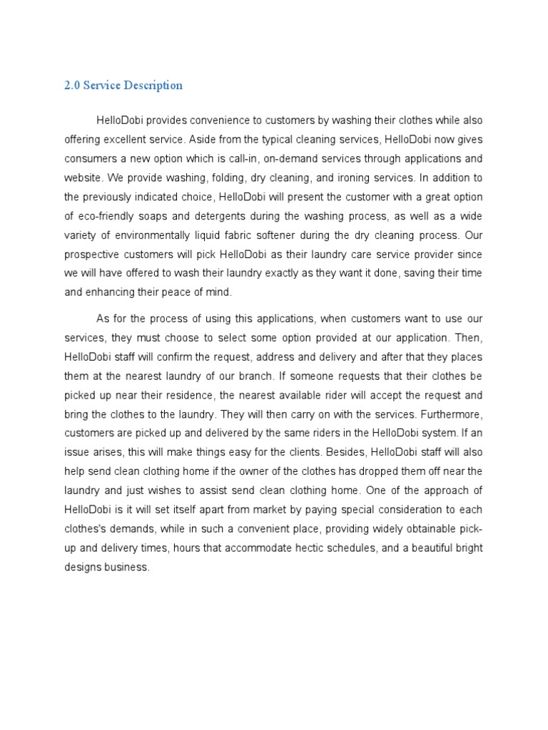 Product Description & Problem Statement | PDF