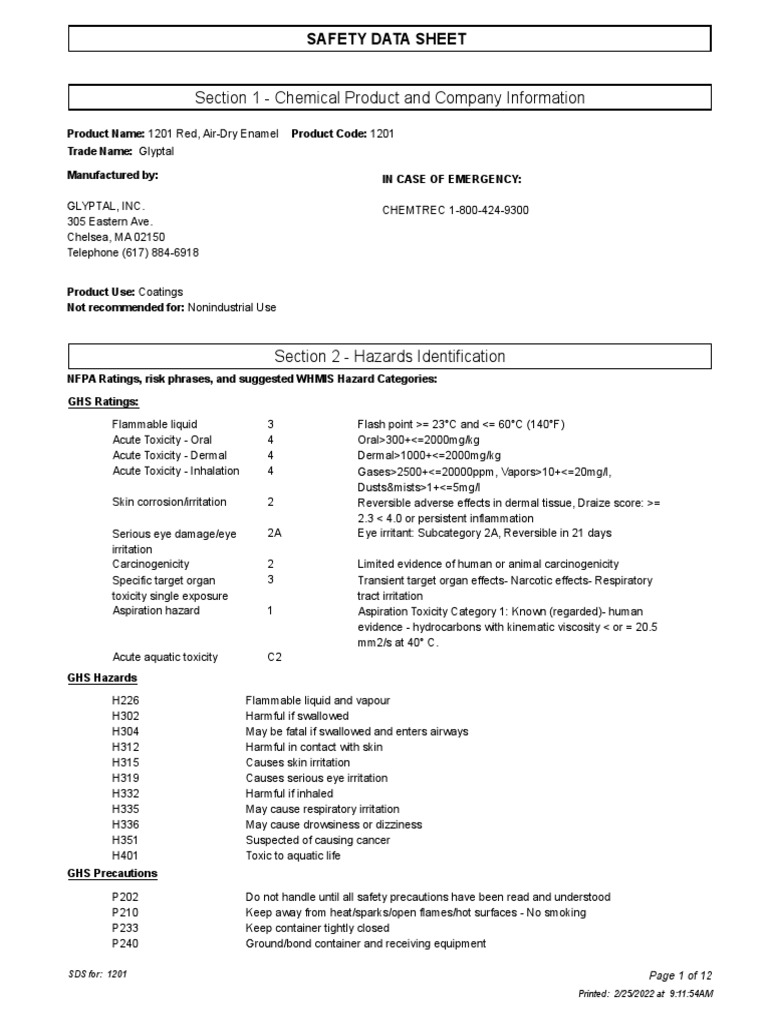 1201 Glyptal | PDF | Labor Relations | Workplace