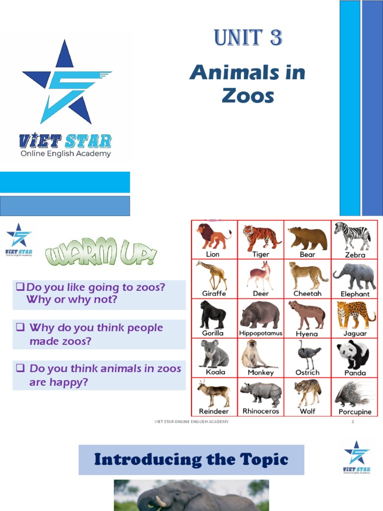 Unit 3 Animals in Zoos | PDF | Zoo