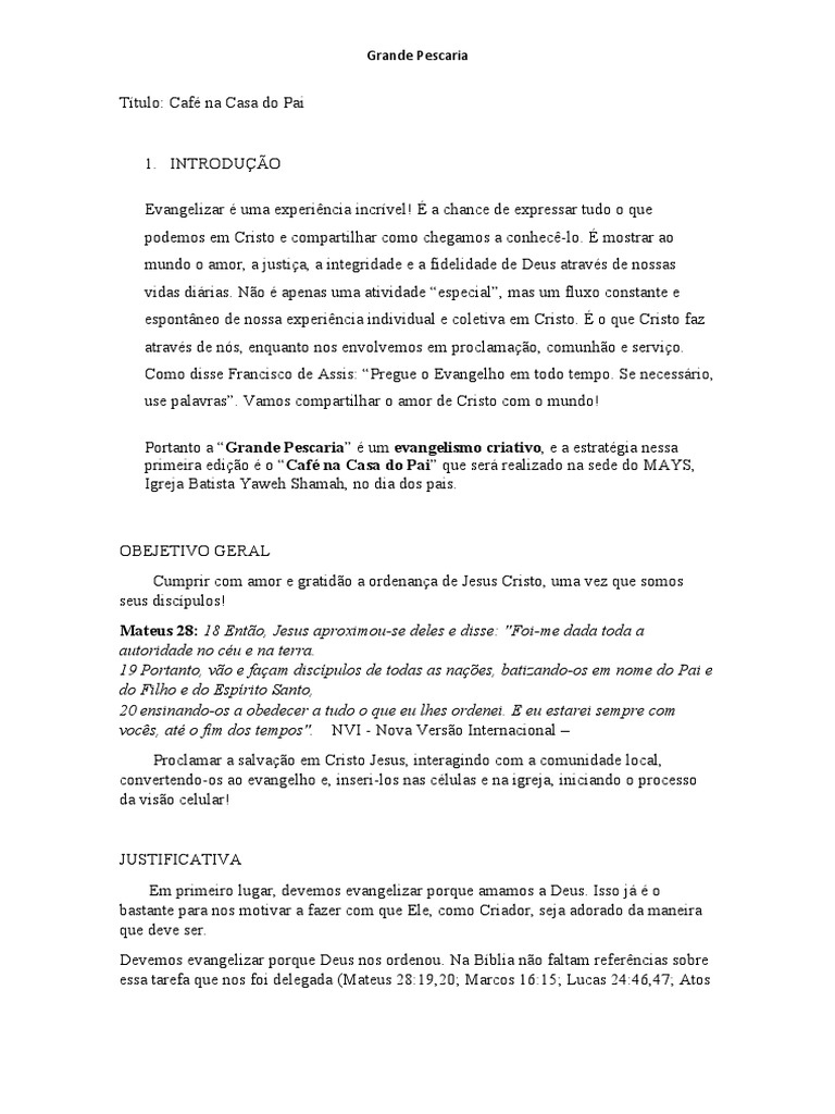 Grande Pescaria | PDF | Jesus