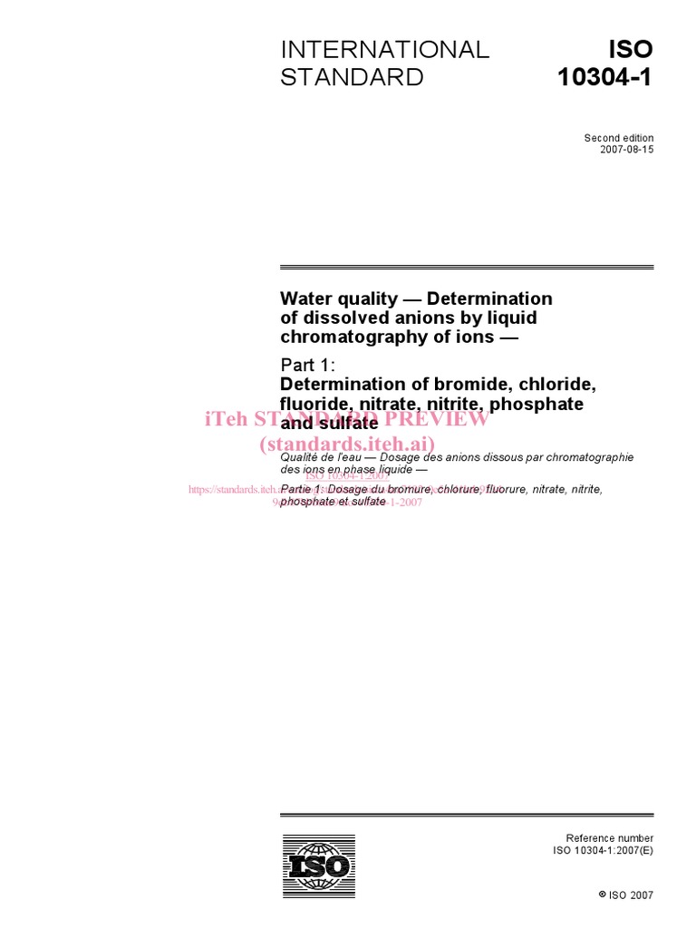 Iso 10304 1 07 | PDF