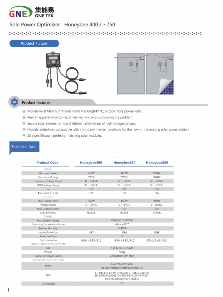 Optimizer Mini Inverter | PDF
