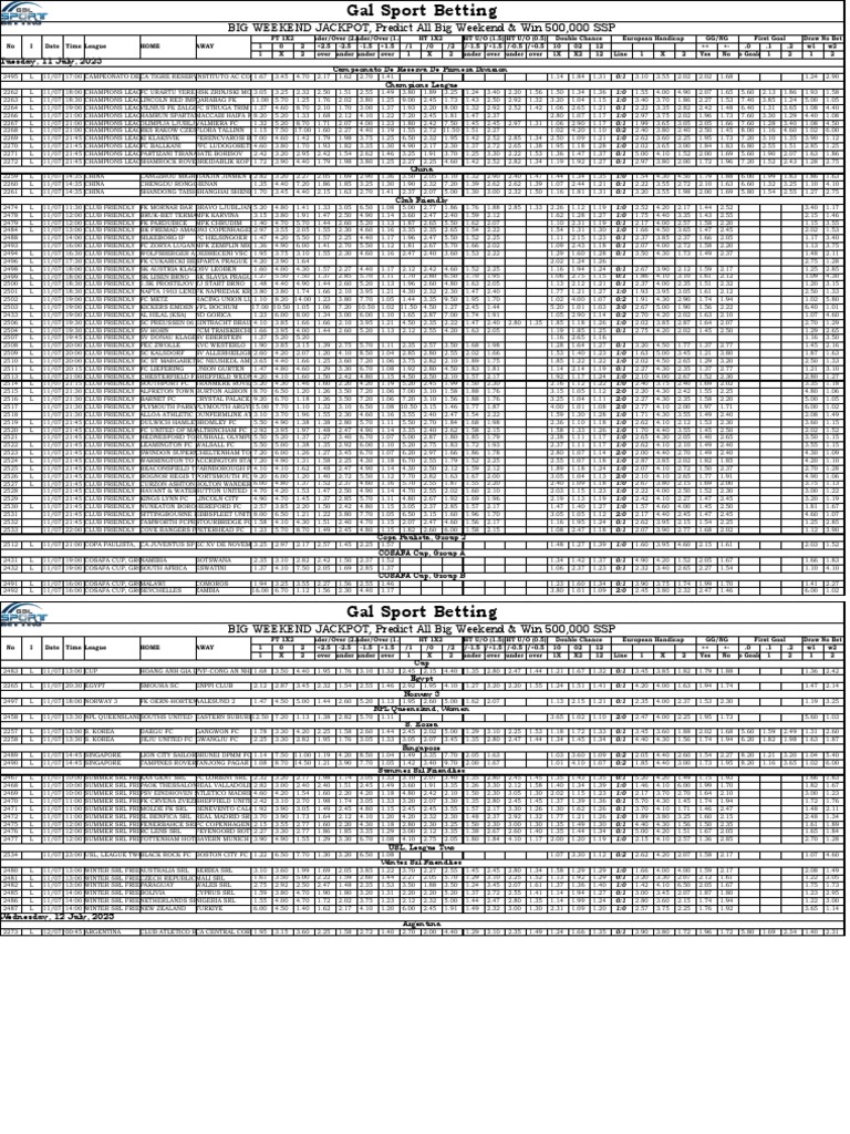 Match Day Fixtures 11.07.2023 | PDF | Sports Teams | Association ...