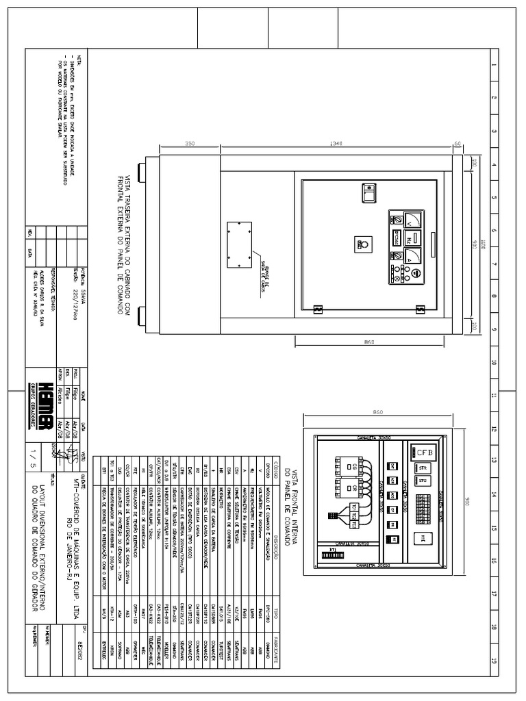 55kva 8e2082 Dpc-560 Qti Cab Mti | PDF