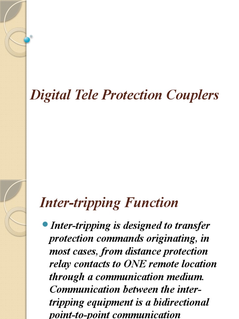 DTPC - Digital Protection Couplers | PDF