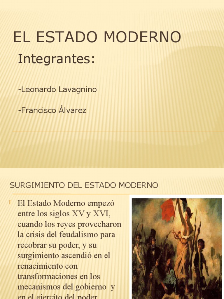 El Estado Moderno | PDF | Historia