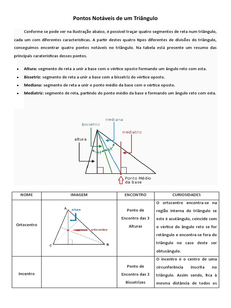 Geometria - 20 A 24 de Abril | PDF | Triângulo | Geometria do Plano Euclidiano