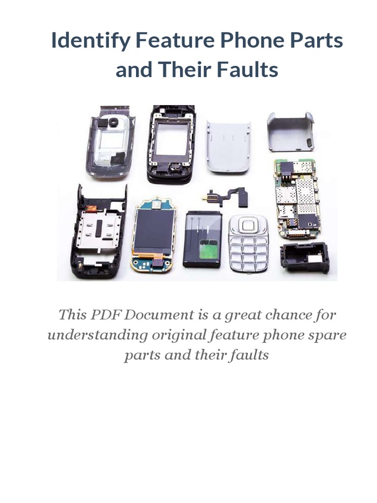 Identify Feature Phone Parts and Their Faults-1 | PDF