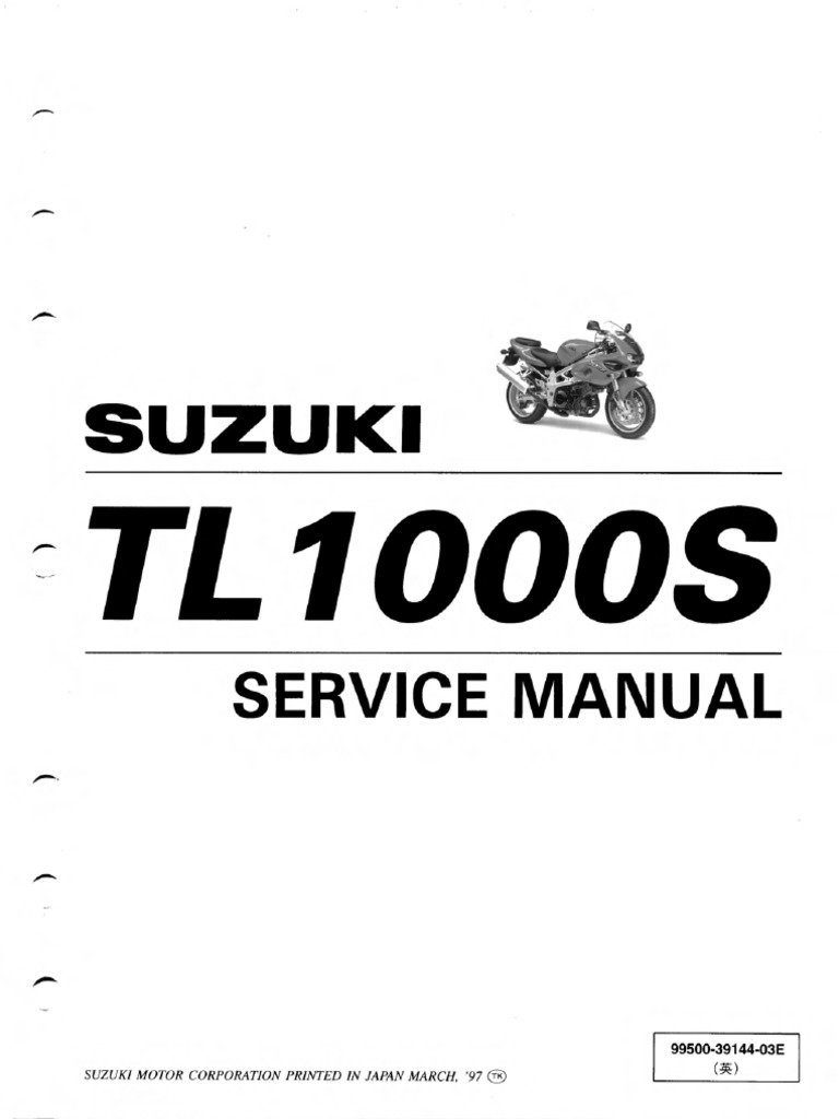 TL1000S Service Manual Fiche r2 | PDF