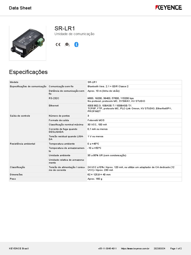 SR-LR1 Datasheet | PDF