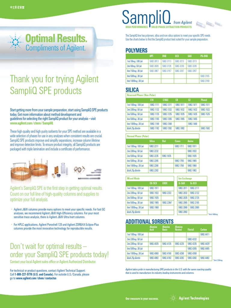 7751-6 SampliQ Insert CHCN | PDF | High Performance Liquid ...