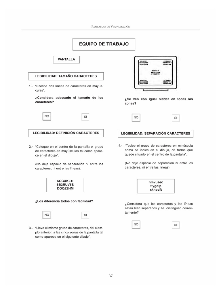 Test Evaluación PVD Guía Técnica | PDF
