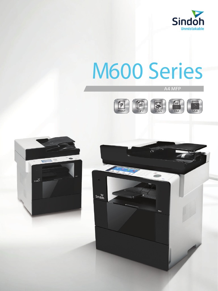 Ficha Tecnica Sindoh m612 | PDF