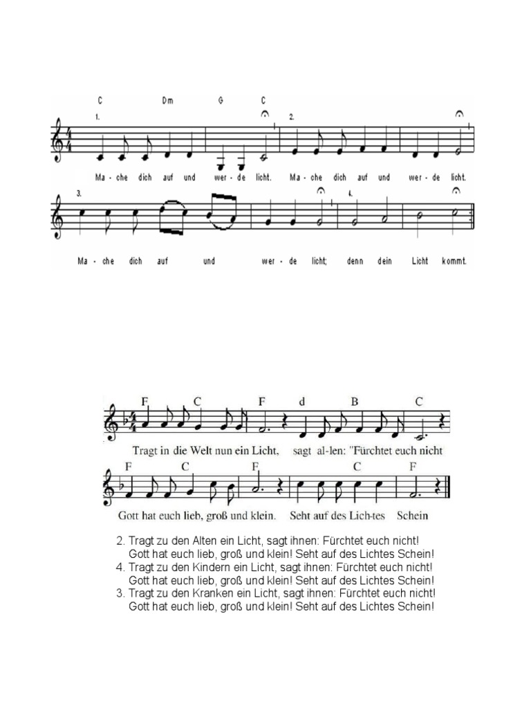 Advents Lieder | PDF