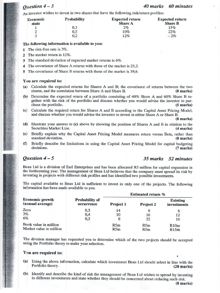 Tutorial Questions 2020 | PDF