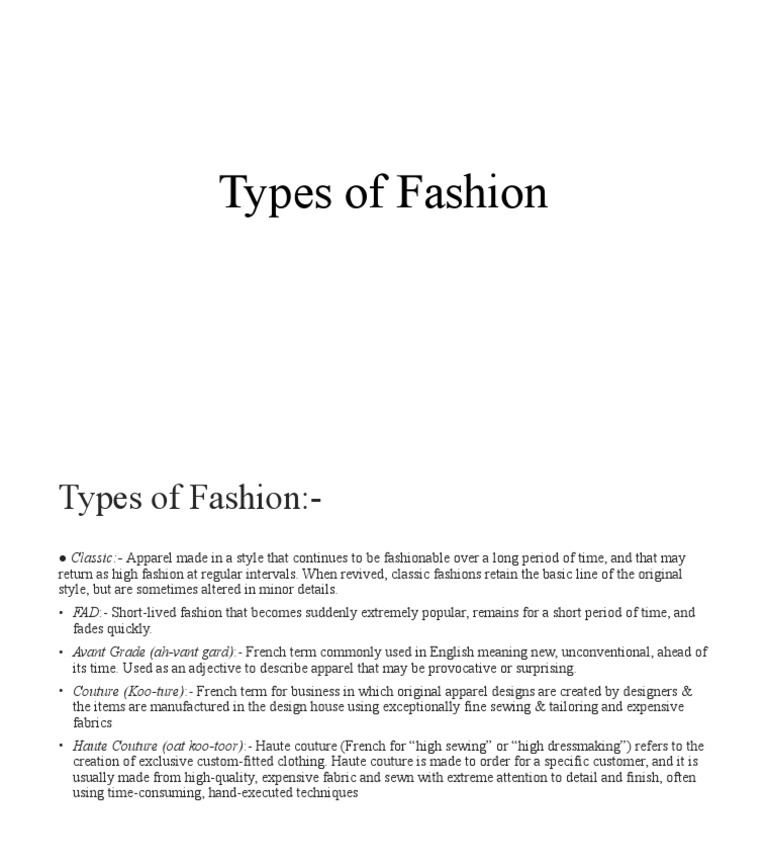 types-of-fashion-pdf