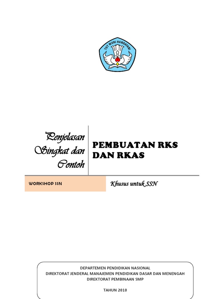 Contoh RKS Dan RKAS SMP | PDF