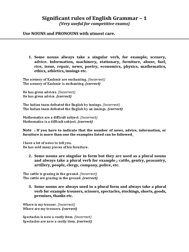 G1 2 Essentials of English Grammar | PDF | Grammatical Number | Plural