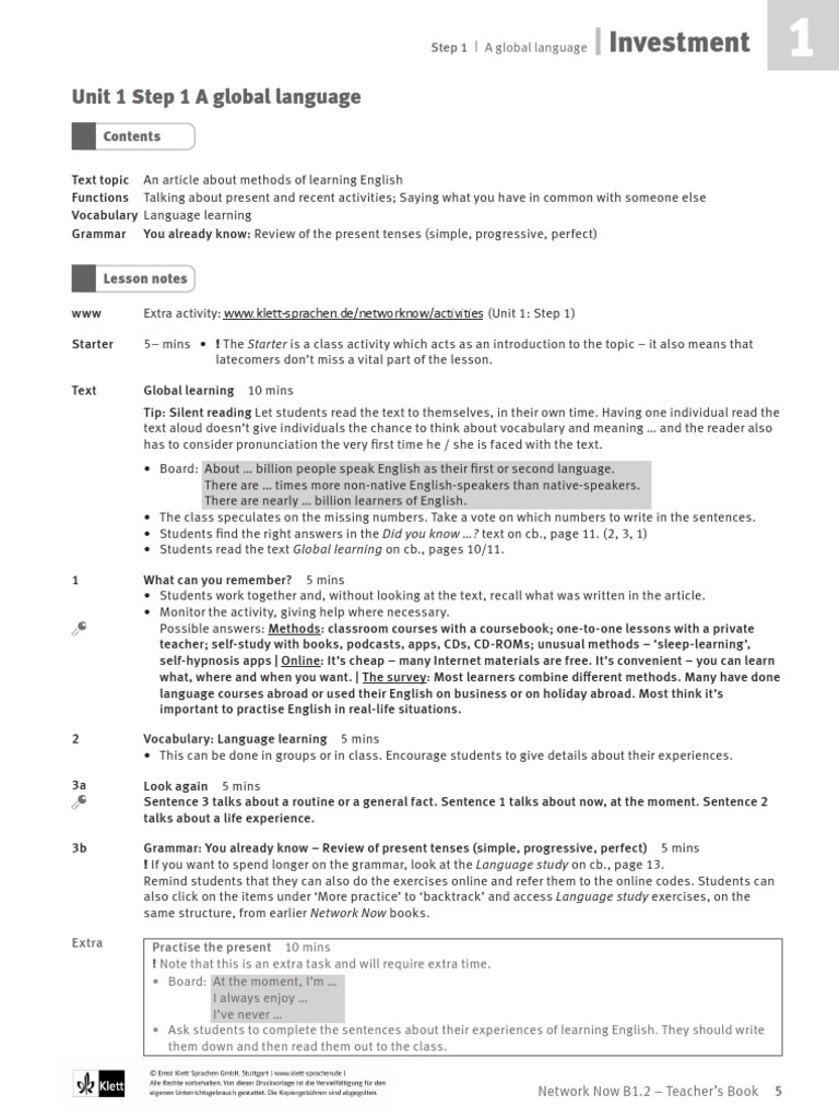 Global Intermediate Teacher's Resources | PDF | English Language | Stocks