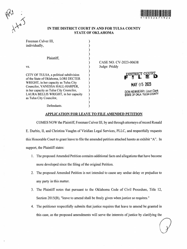 Amended Petition for Declaratory Judgment | PDF | Politics