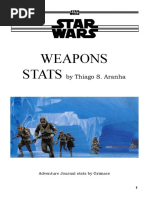 Comprehensive Star Wars Weapons List | PDF | Projectile Weapons | Firearms