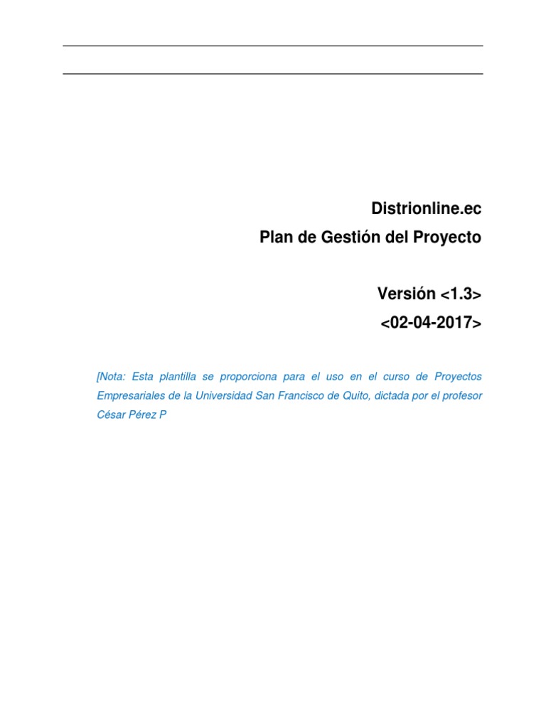 Project Management Final Pdf