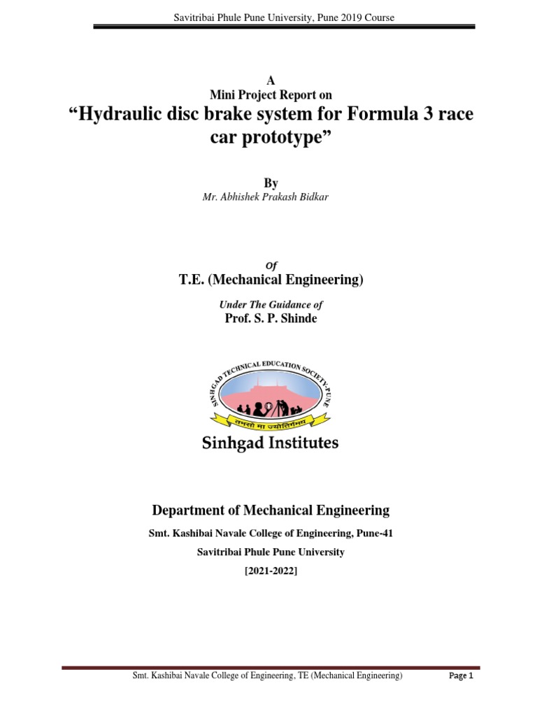 TE Project Report | PDF