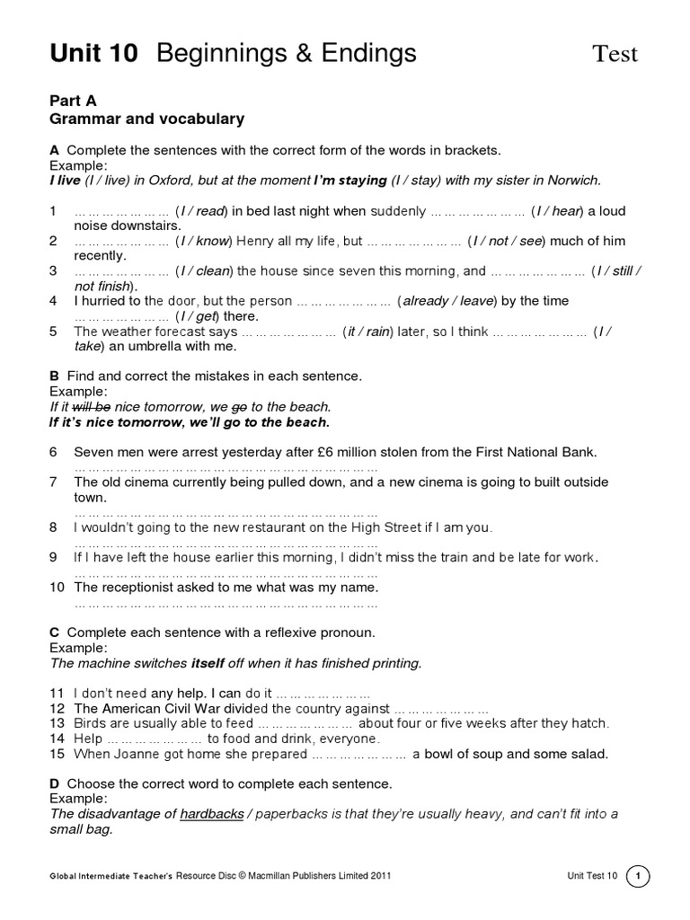 Global Intermediate Teacher's Resources 1 | PDF | Art