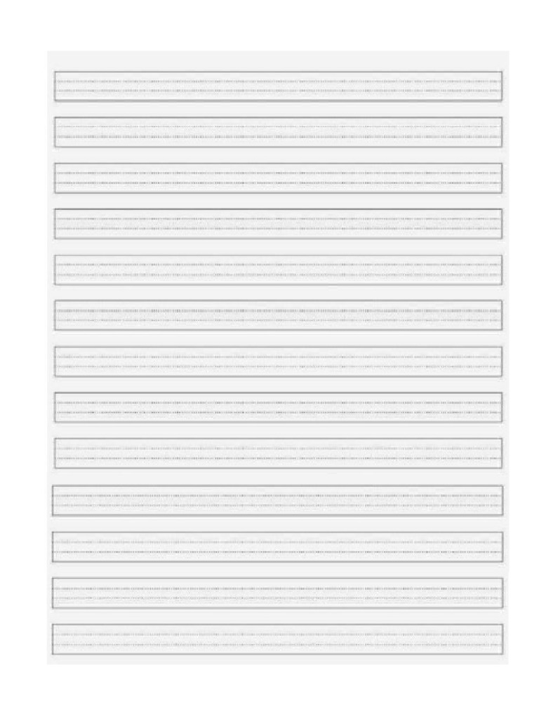 Hoja de Caligrafia | PDF