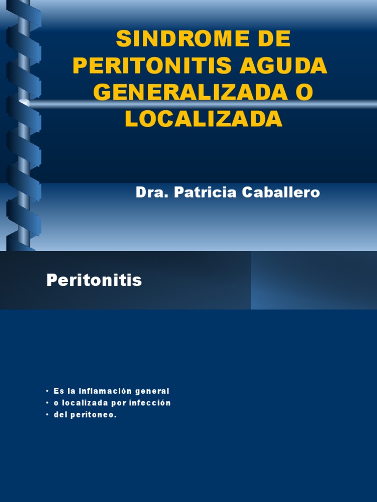 Peritonitis Aguda