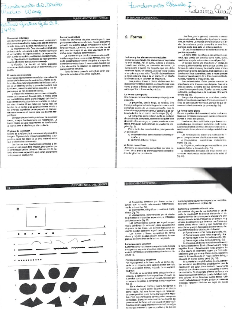 fundamentos del diseño de Wucius Wong | PDF