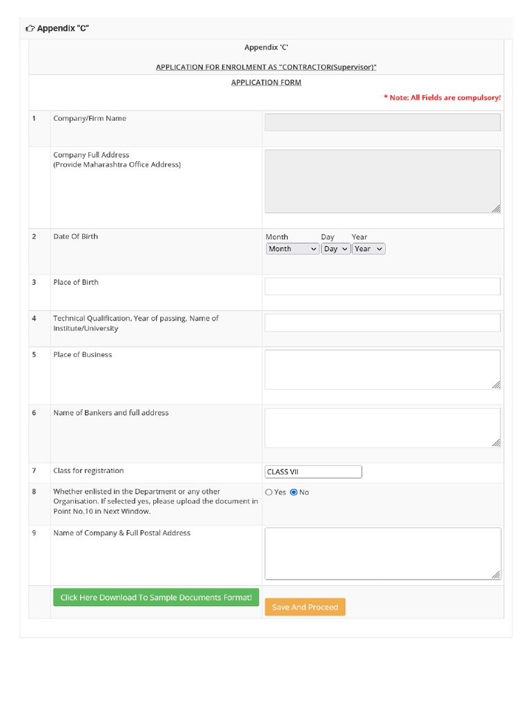 Required Documents For Supervisor | PDF